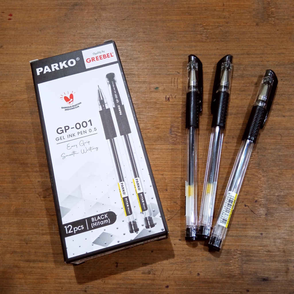 Jual PULPEN GEL PARKO GP-001 GP-002 / GEL PEN MURAH PARKO (1 LUSIN) | Shopee Indonesia
