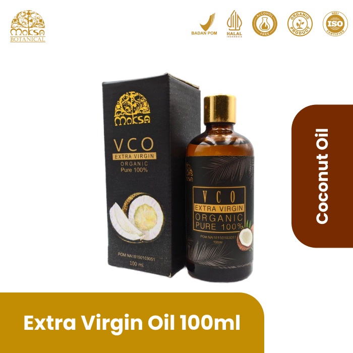 Jual Moksa Extra Virgin Coconut Oil 100 ml | Shopee Indonesia