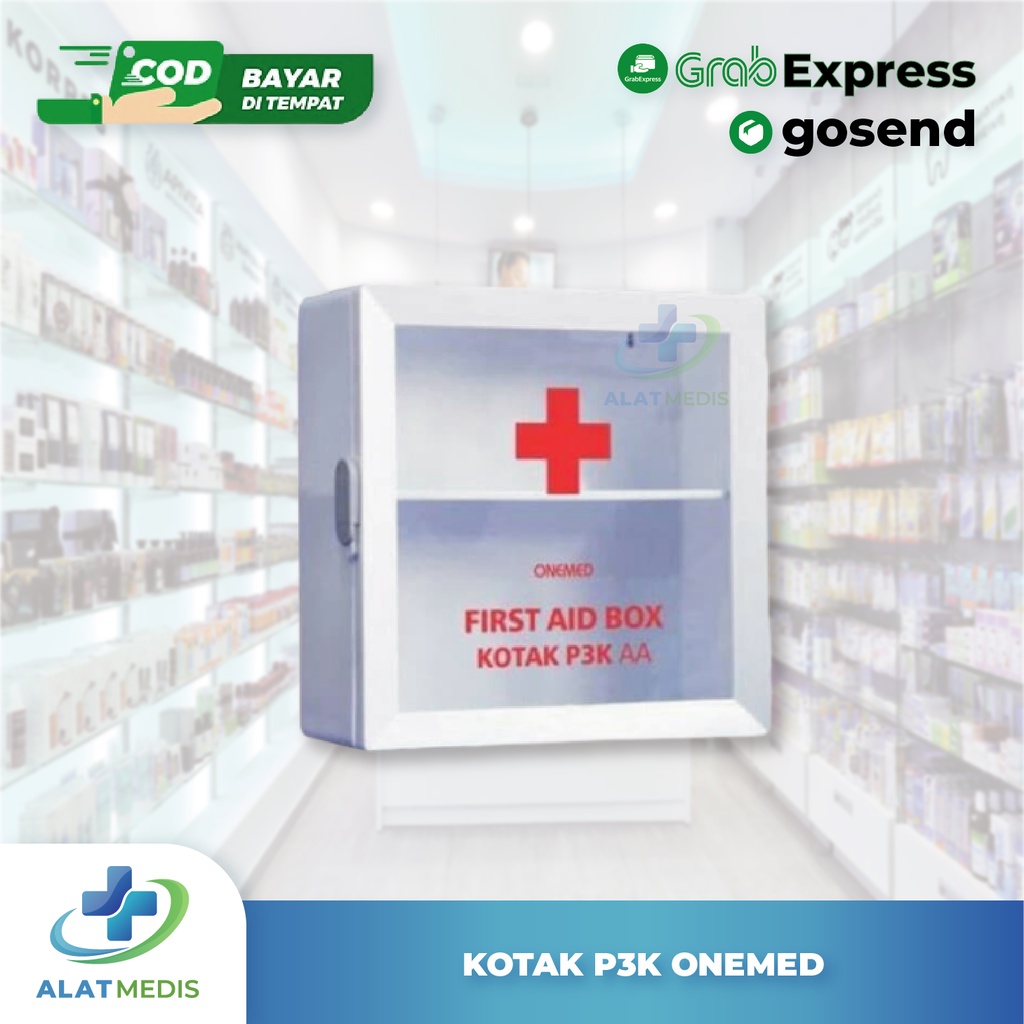 Jual Kotak P3k Maspion First Aid Box Tempat obat Onemed | Shopee Indonesia