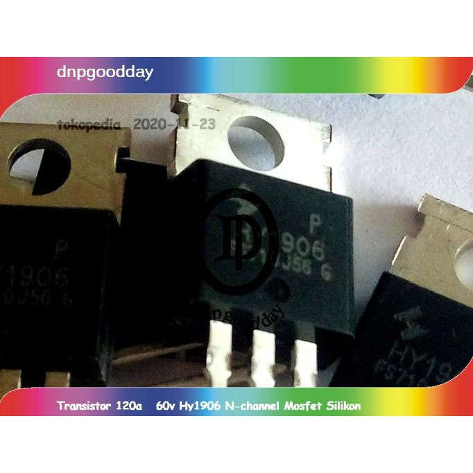 Jual Transistor 120A 60V Hy1906 N-Channel Mosfet Silikon Dnpgood11 ...
