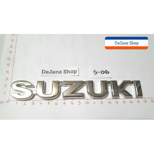 Jual Emblem - Tulisan - Sticker - Tempelan - Logo SUZUKI. APV Ertiga .Universal. chrome ...