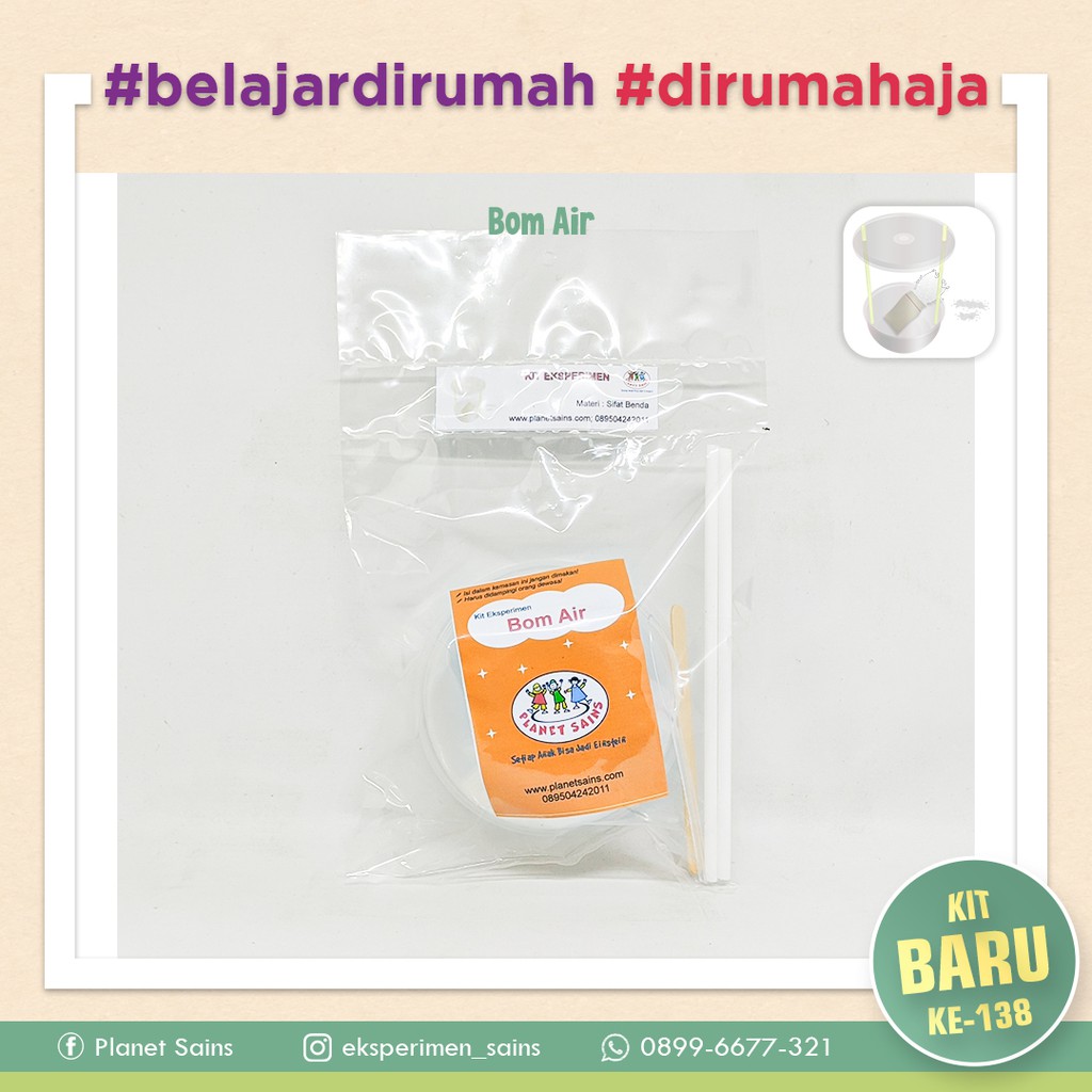 Jual BOM AIR - Mainan Anak SD - Eksperimen Sains #dirumahaja | Shopee ...