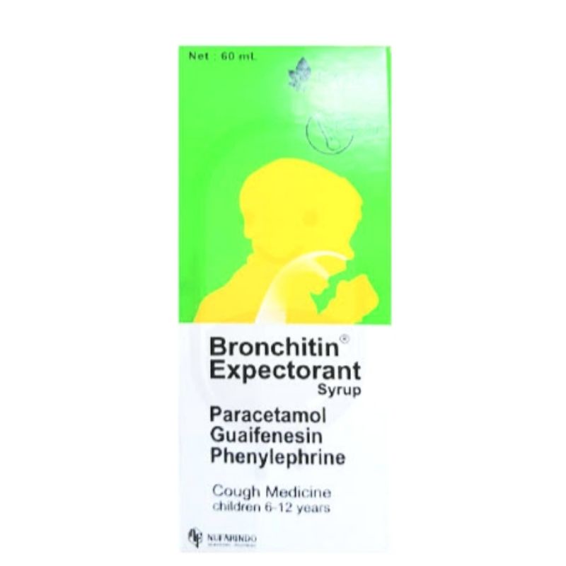 Jual bronchitin expectorant exp syrup 60ml syr sirup 60 ml / botol ...
