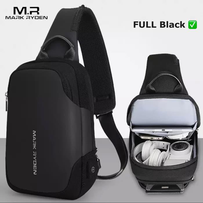 Jual Tas Selempang USB Mark Ryden MR7056 Octopus suction - Full Black ...