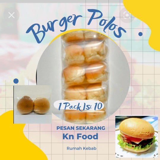 Jual Roti Burger Polos 10 Pcs-Roti Burger Reguler isi 10 Pcs | Shopee ...