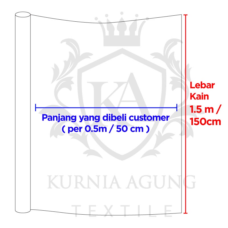 Jual Kain Satin Silk Velvet Polos Premium Warna SKY BLUE Satin ...