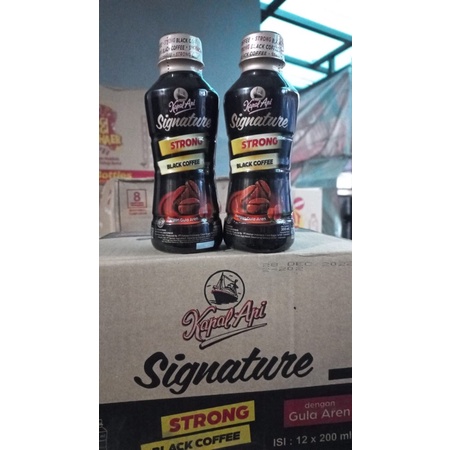 Jual kapal api signature botol 200ml x 12 | Shopee Indonesia