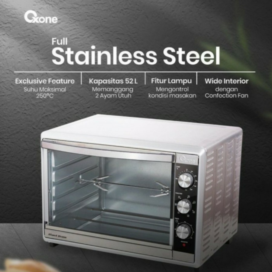 Jual Giant Oven Listrik Jumbo Oxone Ox-899RCS 52 Liter | Ox899rcs 1600 ...