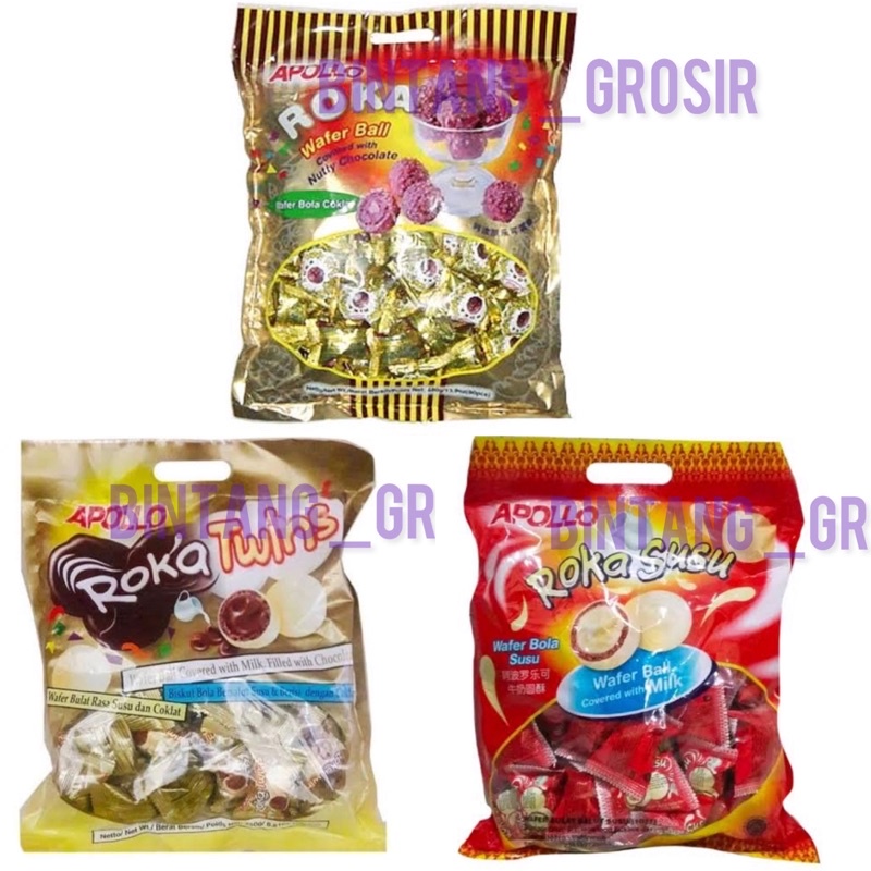 Jual Apollo Roka Choco Wafer Ball / Apollo Roka Twins / Apollo Roka ...