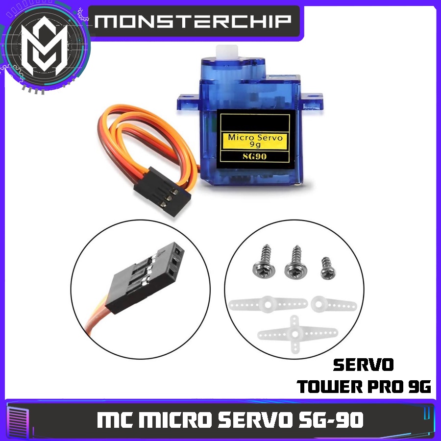 Jual Towerpro Motor Servo Sg90 Sg-90 9g | Shopee Indonesia