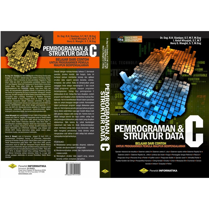 Jual Pemrograman & Struktur Data C (Disertai CD Penunjang) | Shopee ...