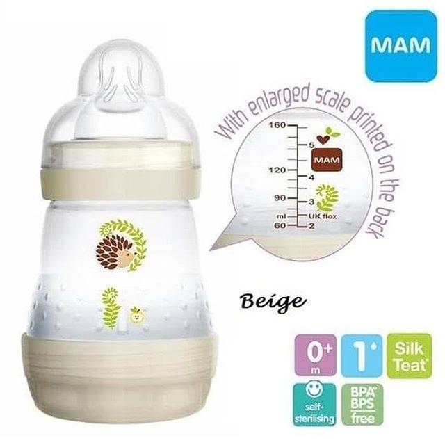 Jual MAM anti colic bottle 160 ml / botol susu anti colic | Shopee ...