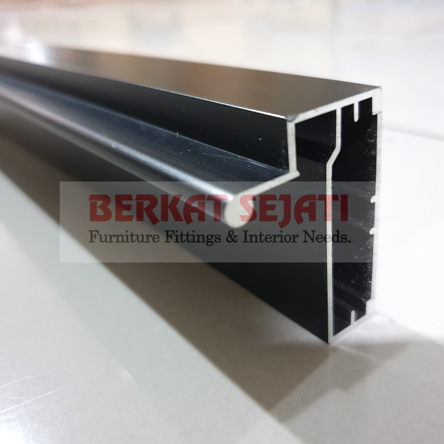 Jual Profil Handle Frame Kaca Lemari Kitchen Set Aluminium FHD 128 ...