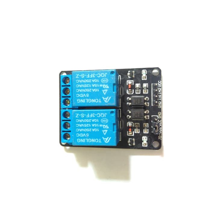 Jual Module Relay 2 Channel 5v Load 220VAC - 250VAC 10A | Shopee Indonesia