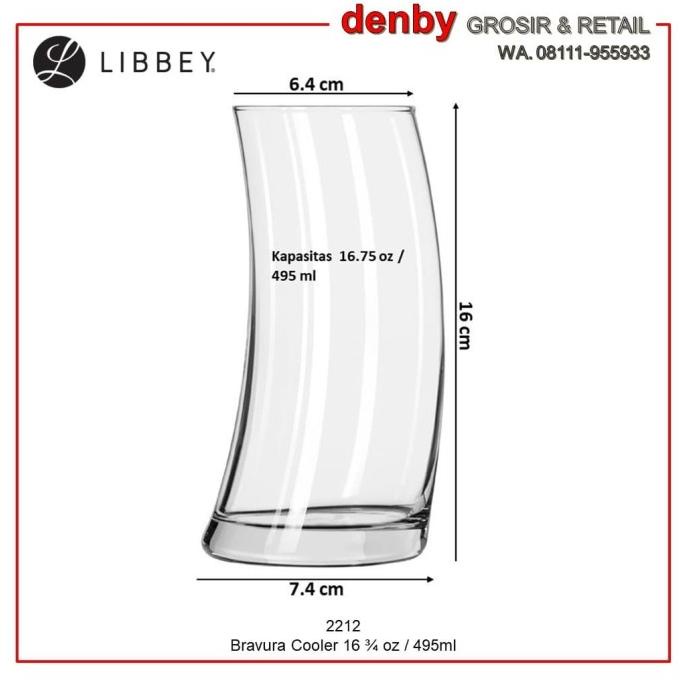 Jual Libbey 2212 Bravura Cooler 16,75 OZ / 495 ml | Shopee Indonesia