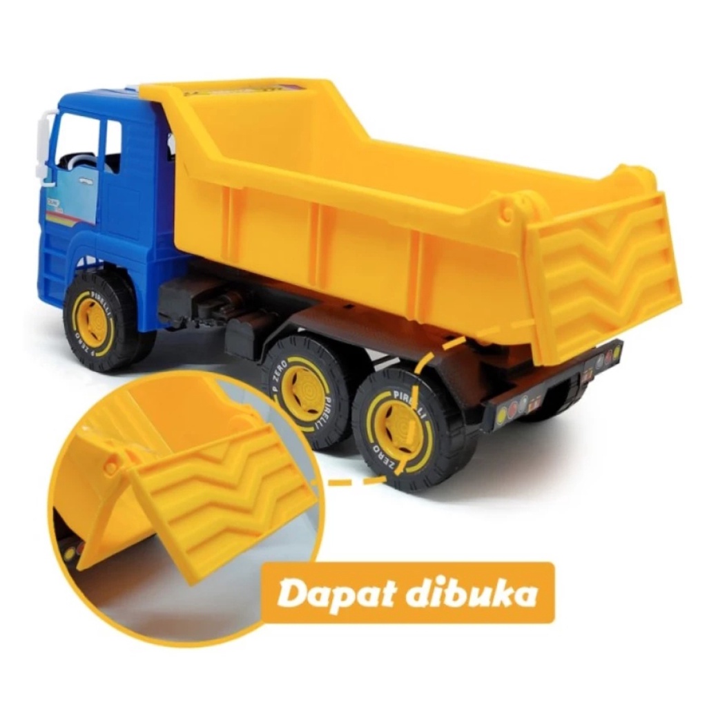 Jual Dump Truck Mainan Truk Angkut Pasir Besar Dumptruck Konstruksi ...