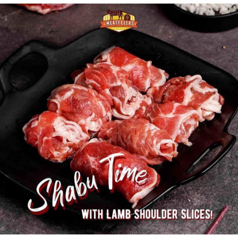 Jual Shabu-shabu Slice Lamb Shoulder Daging Kambing 250 Gram | Shopee ...