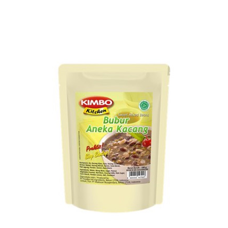 Jual KIMBO Kitchen Bubur Aneka Kacang 180 gr | Shopee Indonesia