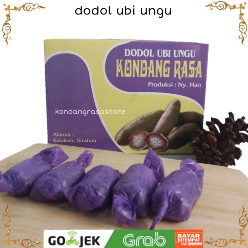 Jual DODOL KONDANG RASA TELO UNGU MAKANAN KEKINIAN SNACK KEKINIAN ...