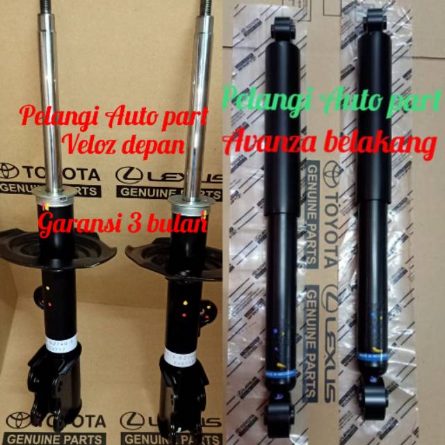 Jual Shockbreaker All New Avanza / Veloz depan belakang garansi 3 bulan ...