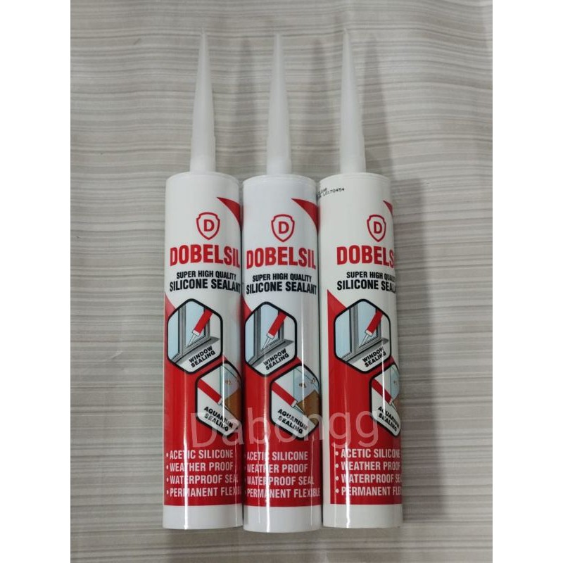 Jual Lem Silicon Dobelsil/ Lem Kaca Sealant Botol/ Lem Kaca Botol/ Lem ...