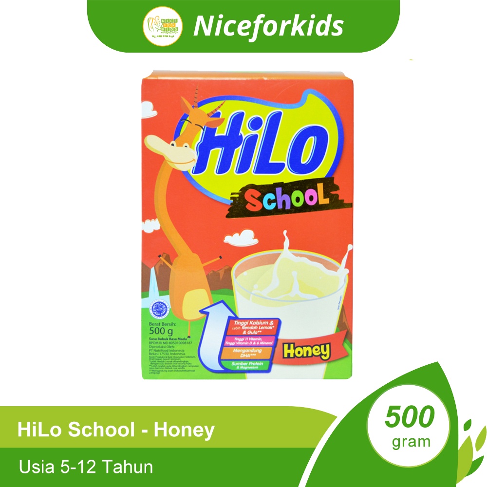 Jual HiLo School 500gr Susu Tinggi Kalsium dan Rendah Lemak Usia 5-12 ...
