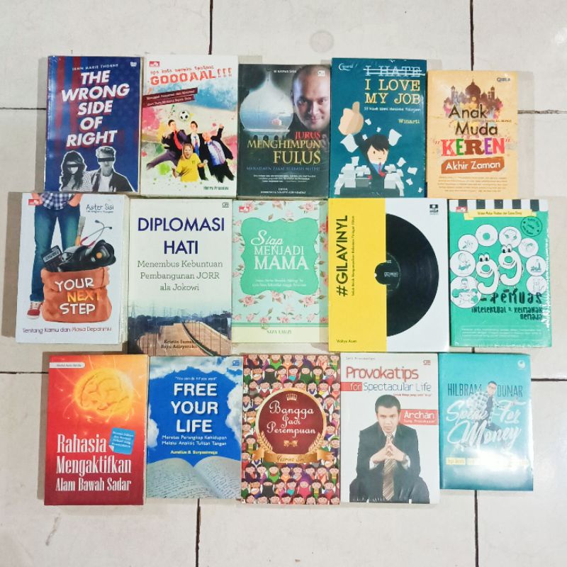 Jual BUKU OBRAL SUPER MURAH - Buku BACAAN MOTIVASI / PENGEMBANGAN DIRI / RAHASIA MENGAKTIFKAN ...