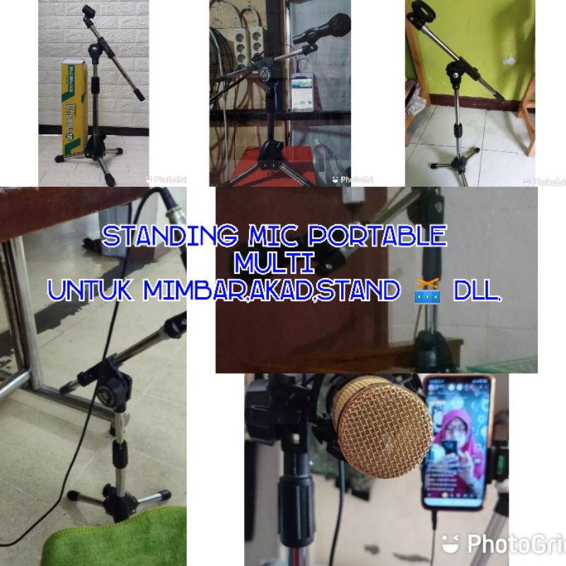 Jual standing mic standing microphone standing mic meja standing Mic ...