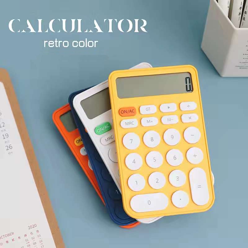 Jual Kalkulator 12 Digits Candy colors Calculator Kalkulator Mini ...