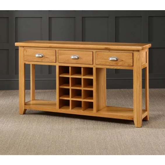 Jual Buffet Minimalis Meja Bar Rak Botol Jati | Shopee Indonesia