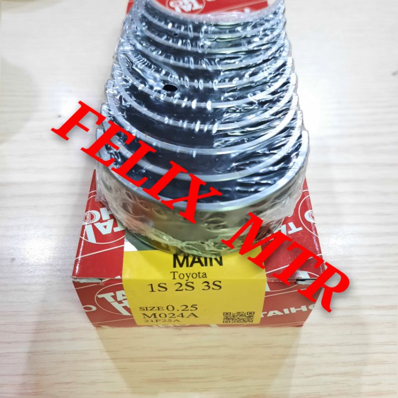 Jual METAL DUDUK MAIN BEARING TOYOTA CORONA ABSOLUTE ST191 CORONA ...