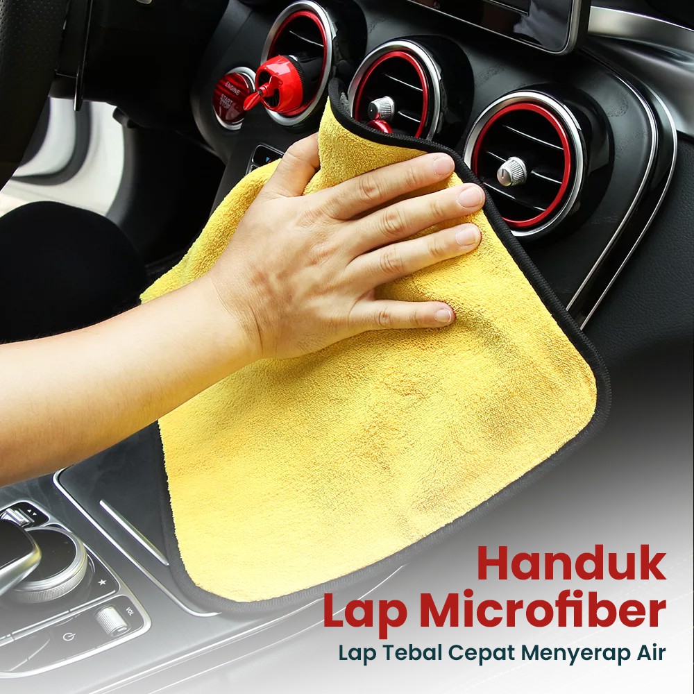 Jual Lap Microfiber 800gsm 45 x 38 cm Paling Tebal | Shopee Indonesia