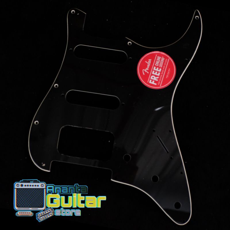 Jual pickguard fender squier original black 3ply | Shopee Indonesia