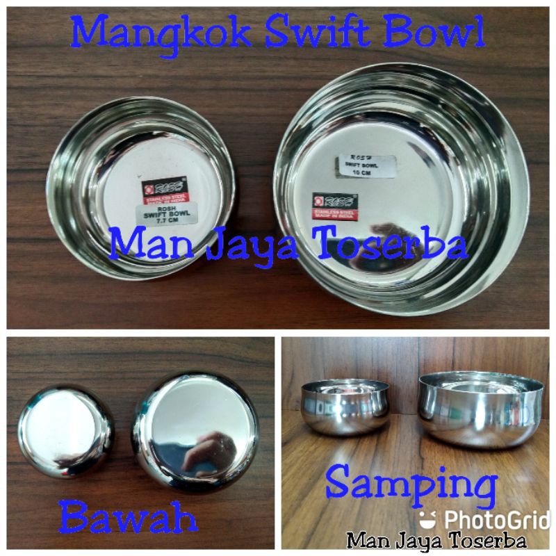 Jual Mangkok Stainles Swift bowl 7.7cm | Shopee Indonesia