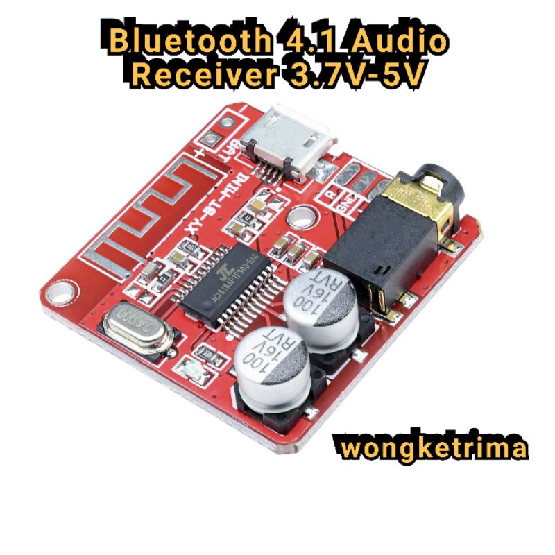 Jual Modul Bluetooth 4.1 Audio Receiver MP3 Decoder Lossless 3.7V-5V ...