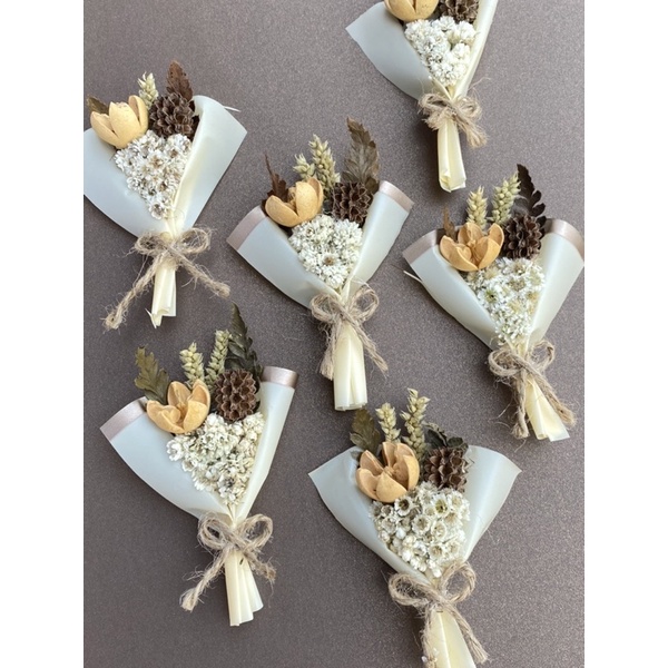 Jual Mini Bouquet- Buket bunga kering kecil/ dried flowers | Shopee ...