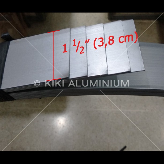 Jual Plat Strip Aluminium - Ukuran Lebar 3,8 cm (1-1/2 Inch) - Tebal 1 ...