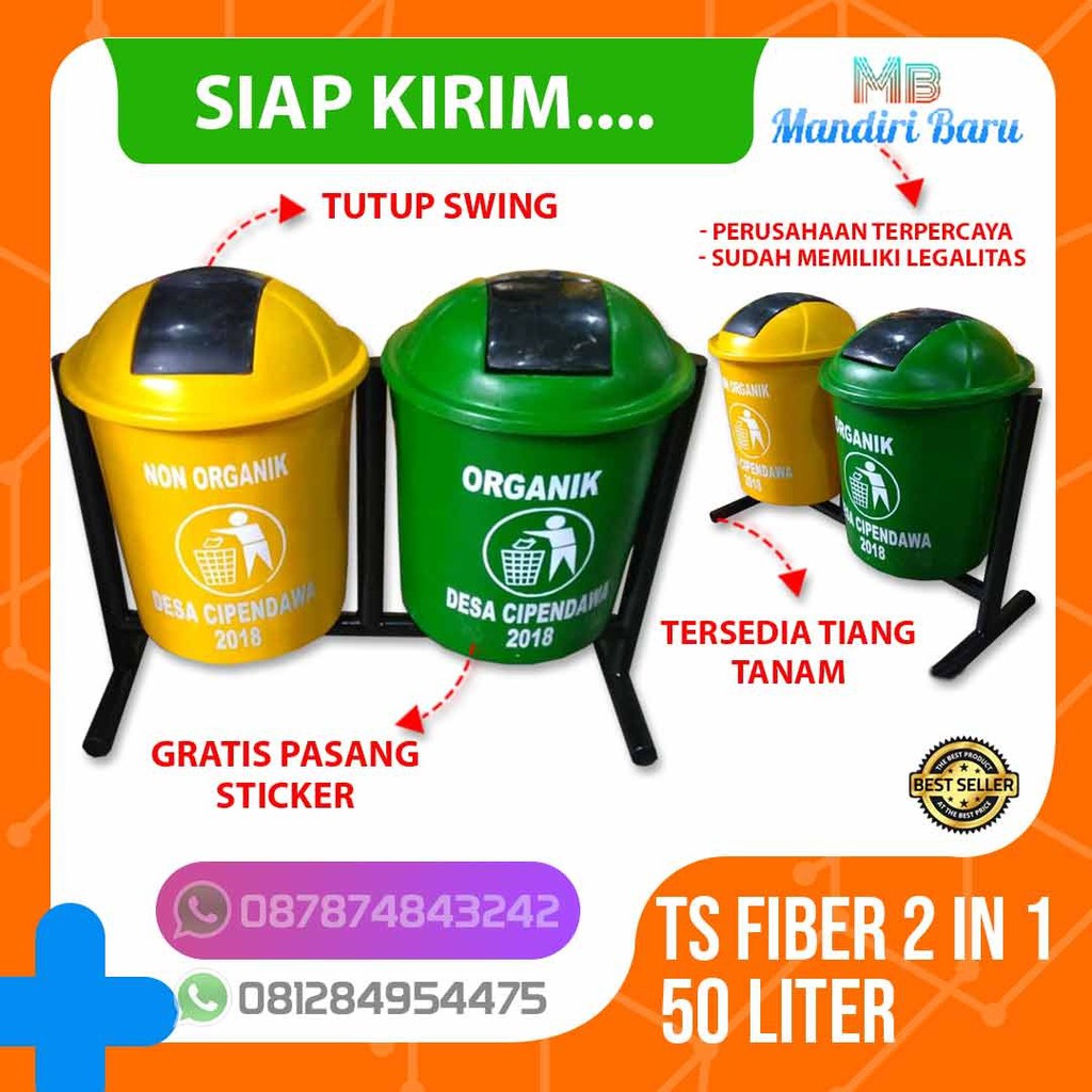 Jual Tempat sampah fiber 2 in 1 , 2 warna, tong sampah fiberglass 2 ... Jual Tempat sampah fiber 2 in 1 , 2 warna, tong sampah fiberglass 2 ...
