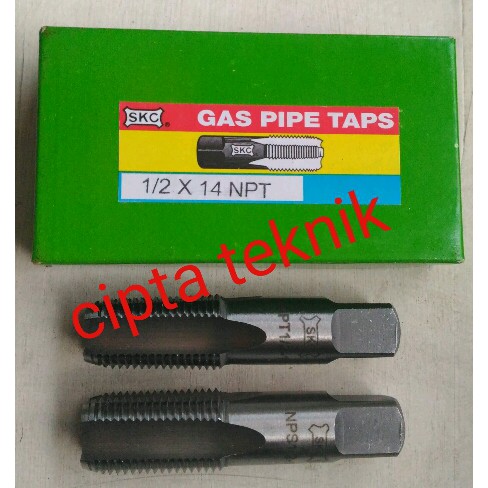 Jual Hand Tap Pipa SKC 1/2"inchi X 14 NPT | Shopee Indonesia
