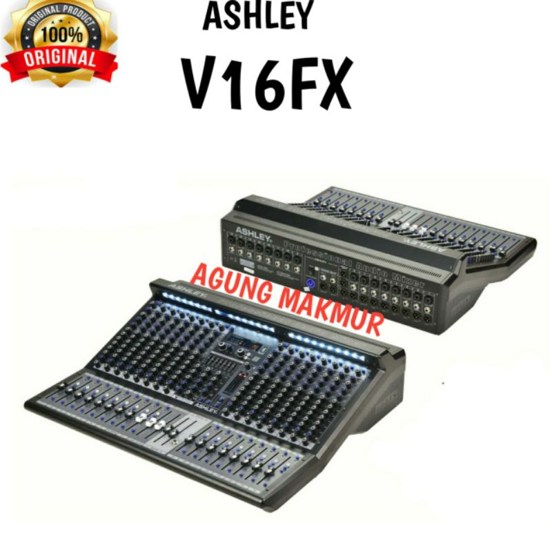 Jual Mixer Ashley V16FX USB ORIGINAL 16 Channel | Shopee Indonesia