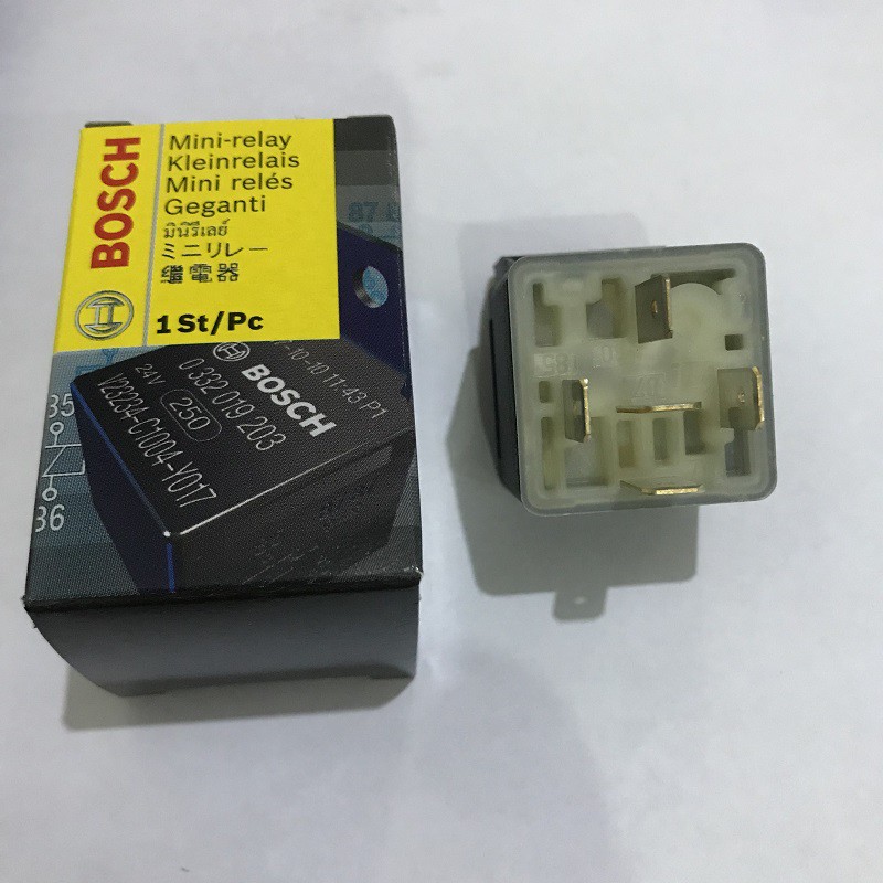 Jual Bosch Mini Relay 24V 5 Pin (Portugal) | Shopee Indonesia