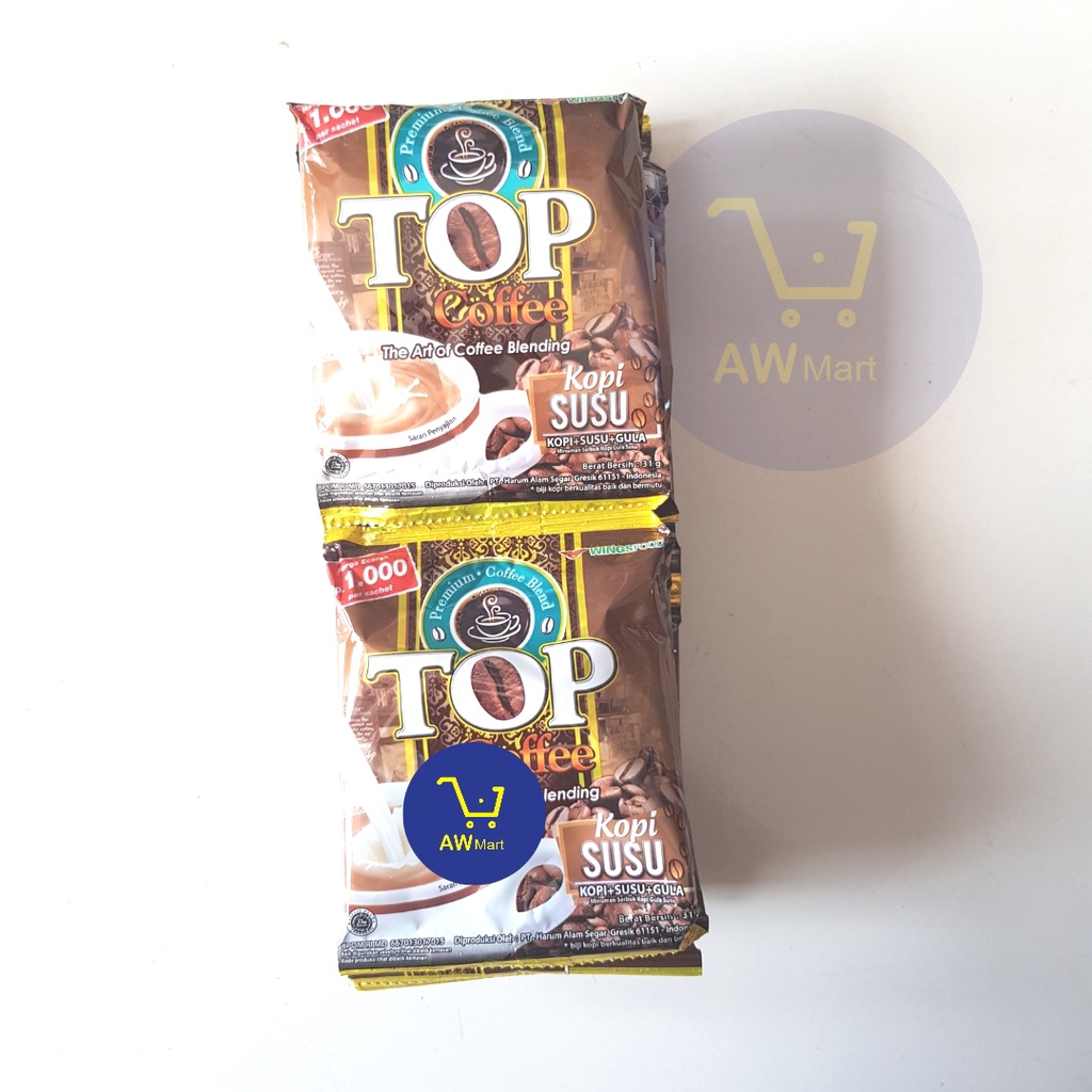 Jual TOP KOPI TOP COFFEE RENCENG SACHET [ALL VARIAN] - TOP WHITE TOP ...