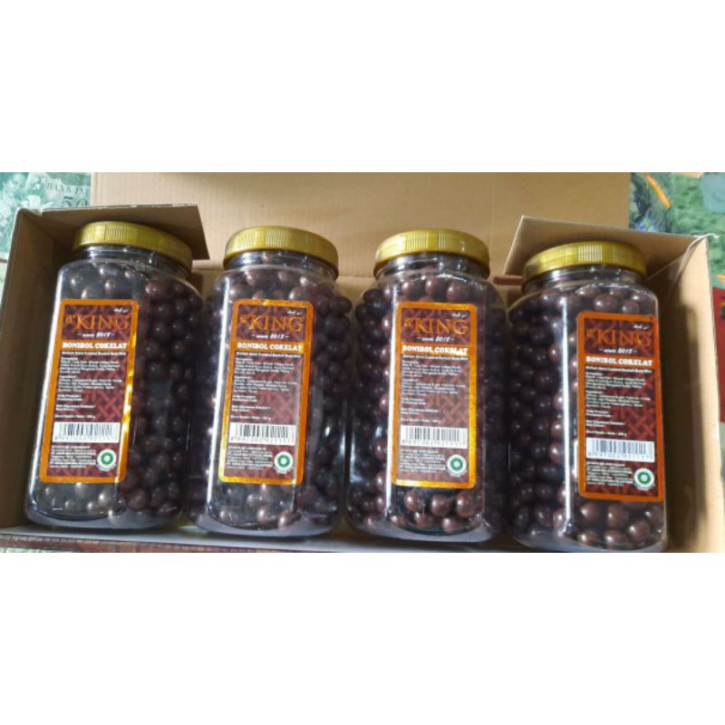 Jual BONIBOL COKLAT isi 4 toples | COKLAT BONIBOL D"KING | Shopee Indonesia