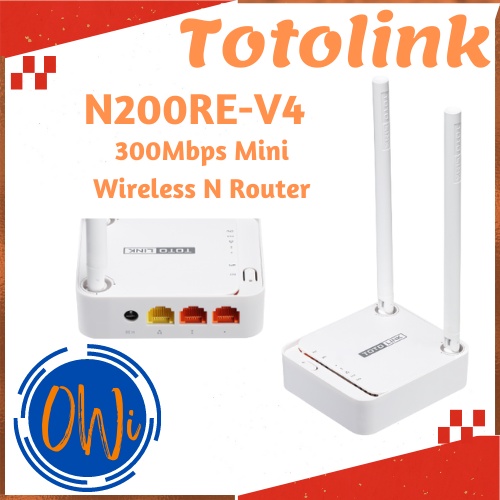 Jual Totolink N200RE-V4 300Mbps Mini Wireless N Router | Shopee Indonesia