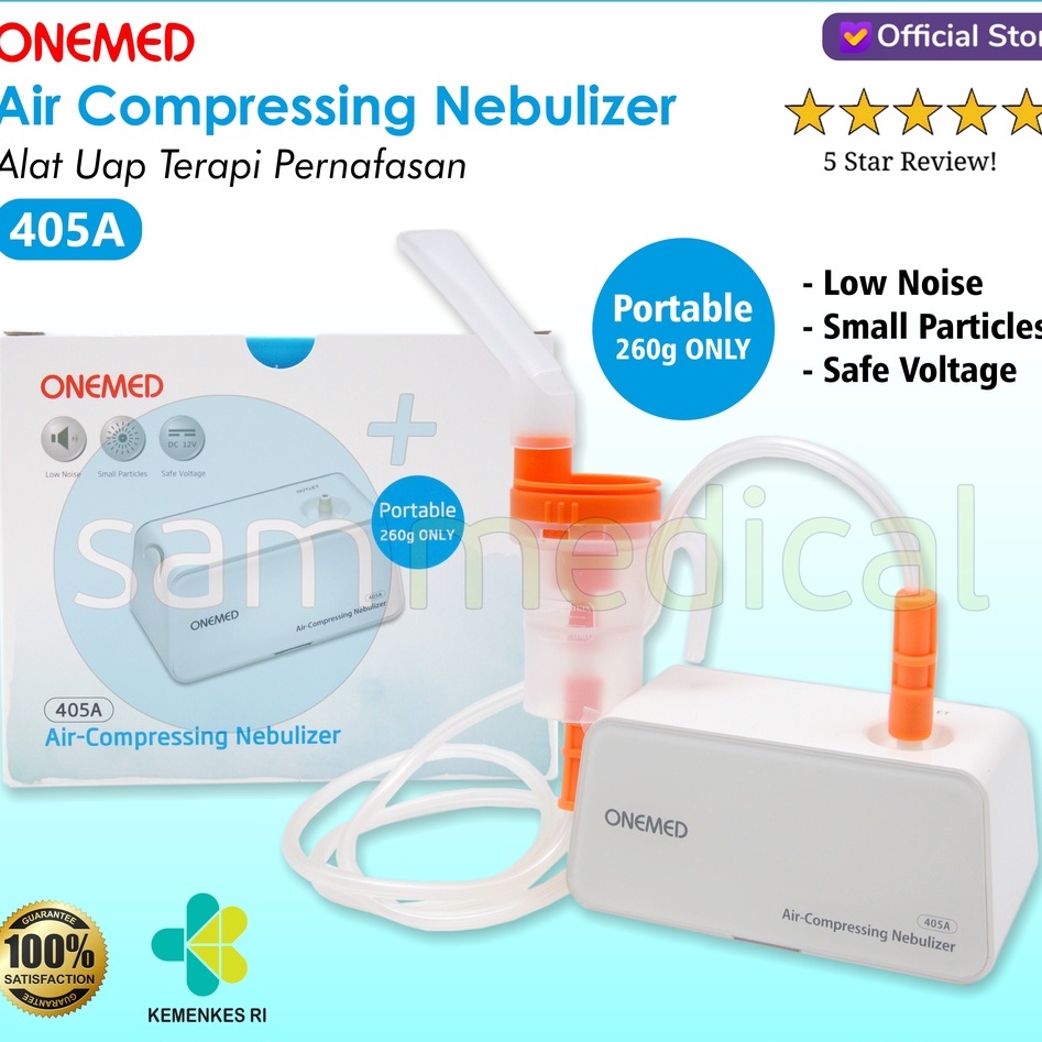 Jual OneMed Nebulizer Compressor 405A - Alat Uap Inhaler | Shopee Indonesia