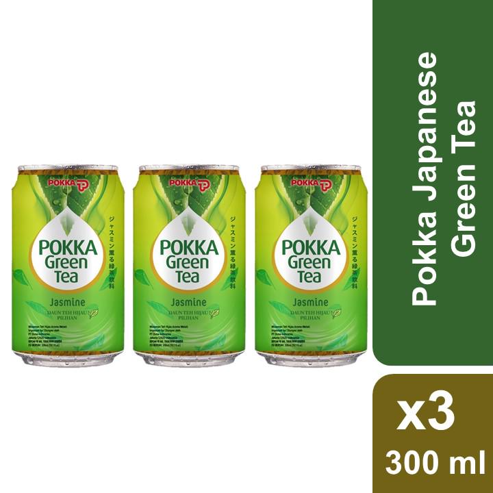 Jual Pokka Japanese Green Tea 3 x 300 mL | Shopee Indonesia
