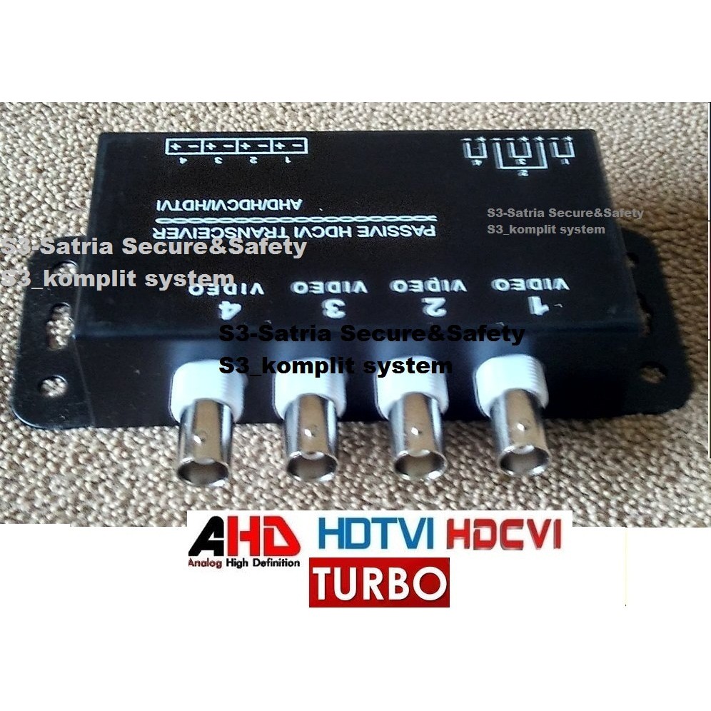 Jual VIDEO BALUN 4 CH / BALUN AHD / BALUN TURBO HDTVI/ BALUN HDCVI ...