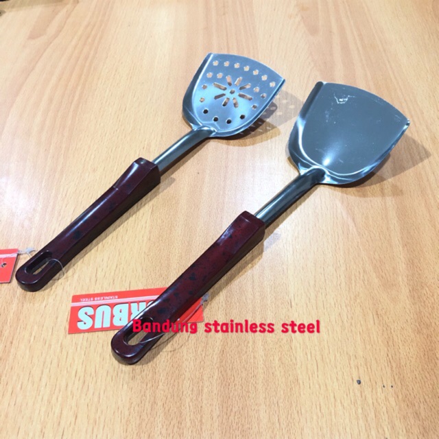 Jual Susuk sutil spatula stainless steel murah gagang plastik 290/2901 ...