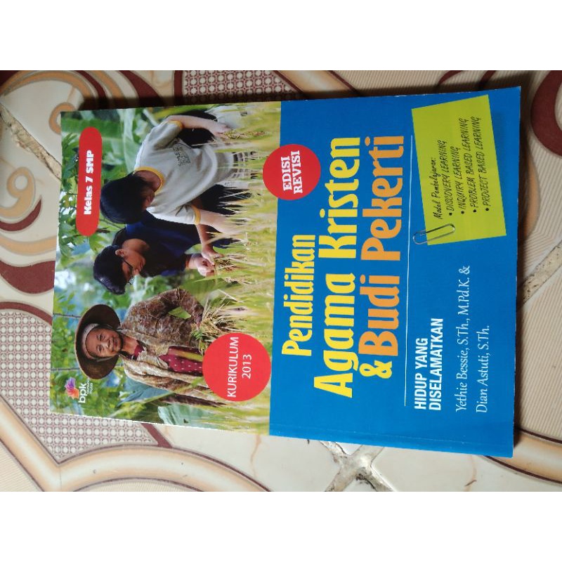 Jual Pendidikan Agama Kristen & Budi Pekerti SMP Kelas VII | Shopee Indonesia