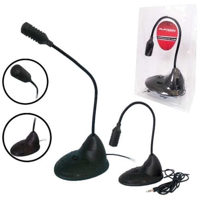 Jual Microphone Platoon PL-2454 - Standing Microphone Duduk Clip On ...